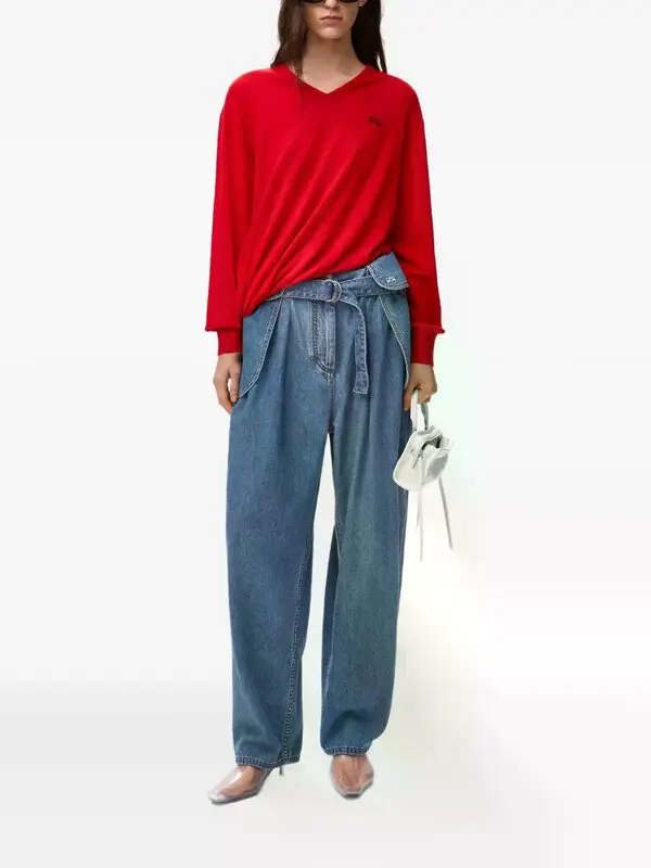 Loewe Anagram Detail Jeans - Blue