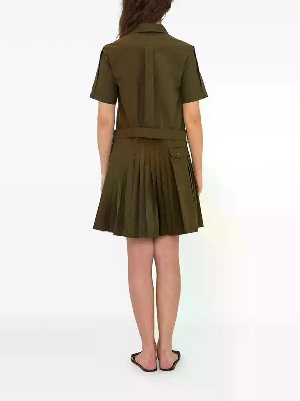 Loewe Pleated Mini Dress