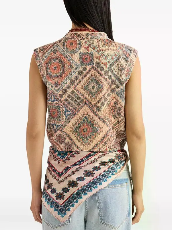 Momoni Cerro Printed Gilet
