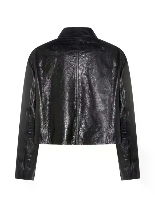 Rick Owens Zip Leather Jacket
