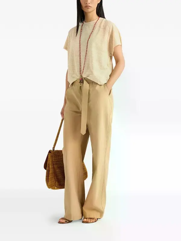 Momoni Nashoba Striped T-shirt - Neutrals