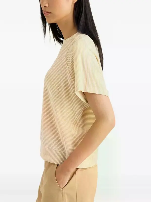 Momoni Nashoba Striped T-shirt - Neutrals