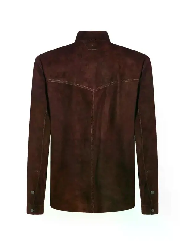 SALVATORE SANTORO Chest-pockets Leather Jacket