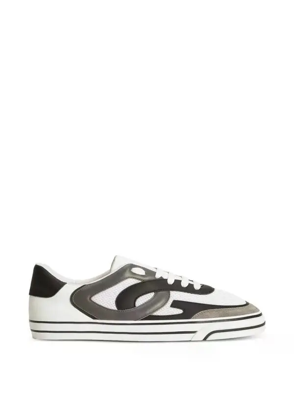 Dolce & Gabbana Dg Sailing Leather-panelled Sneakers - White