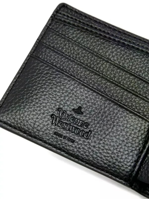 VIVIENNE WESTWOOD Embossed Logo Wallet - Black