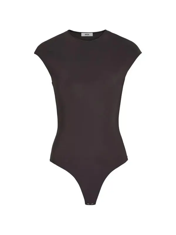 AGOLDE Agata Sleeveless Bodysuit - Brown