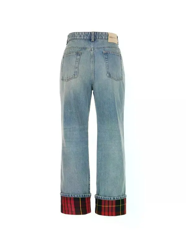 Alexander McQueen Wash Cuff Jeans