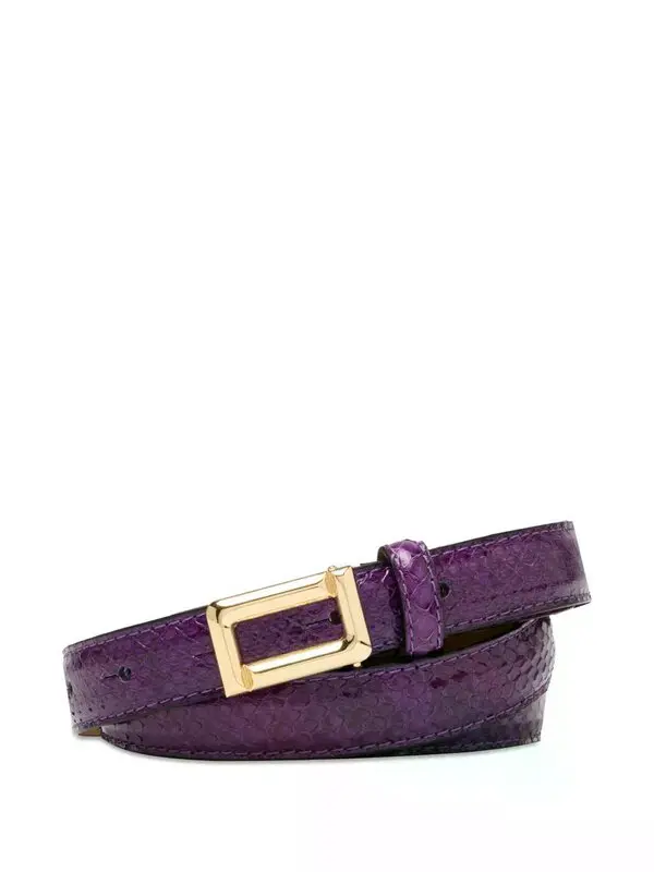 LANCEL Buckle Adjustable Belt - Purple