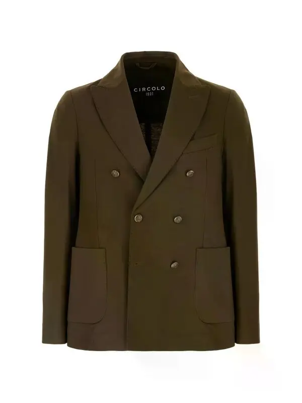 CIRCOLO 1901 Double-breasted Blazer - Green