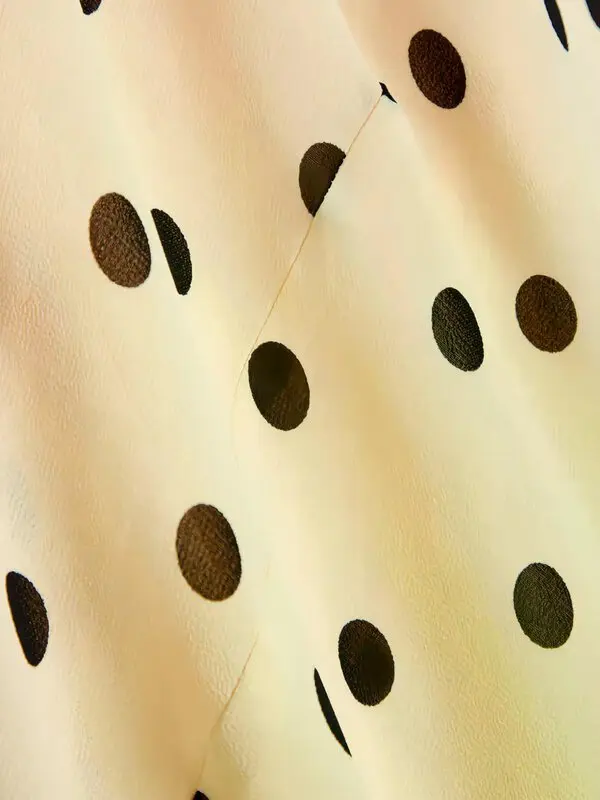 REFORMATION Esra Polka-dot Midi Dress