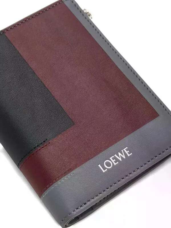 Loewe Colourblock Zip Wallet