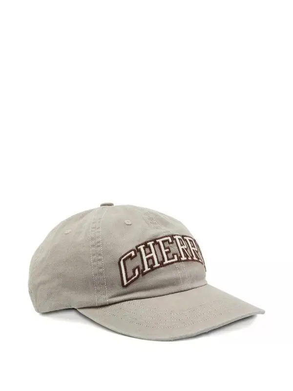 CHERRY LA Embroidered Logo Baseball Cap - Neutrals