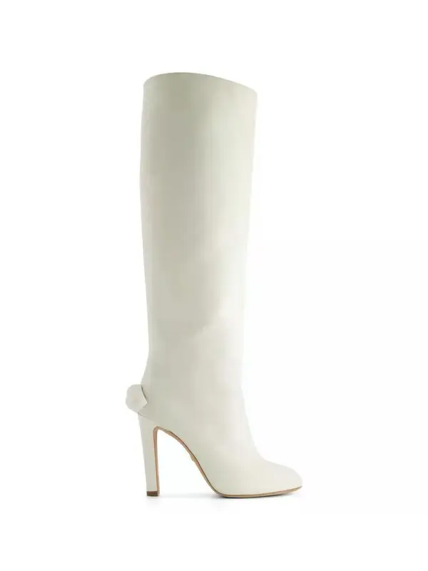 Giambattista Valli High-heel Kiss-detail Boots - Neutrals