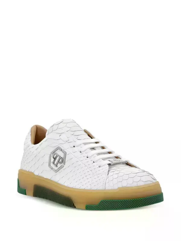 Philipp Plein Python Logo Sneakers