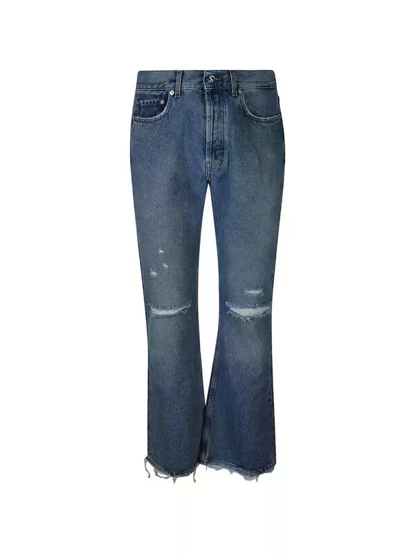 Séfr Ripped Frayed Hem Jeans