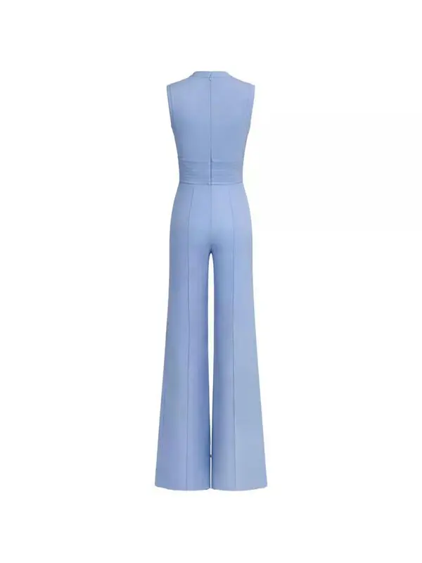 Elie Saab Cady Lace-up Jumpsuit