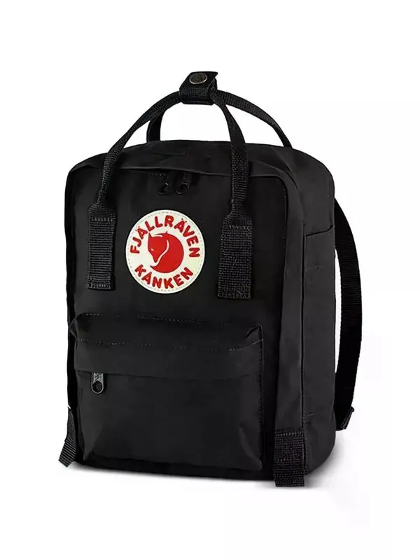 Fjallraven Kånken Backpack With Logo Patch - Black