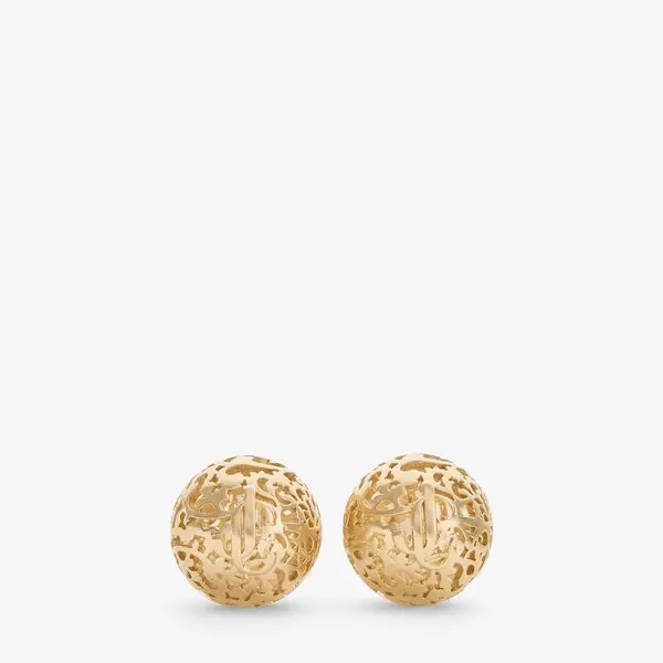JIMMY CHOO Lace Sphere Stud Earrings - Silver