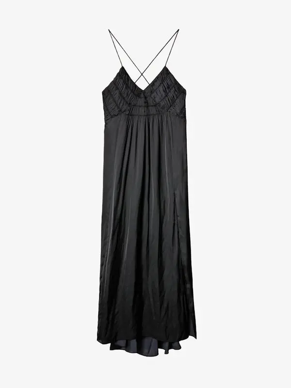 Zadig&Voltaire Rayonne Satin Dress - Black