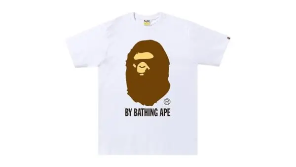 A BATHING APE By Bathing Ape 180110002 Tee Shirt - White
