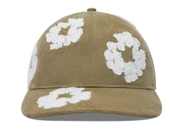 DENIM TEARS Cotton Wreath Dyed Cap - Beige