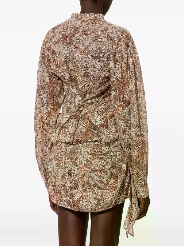 Isabel Marant Étoile Celeny Floral-pattern Blouse - Neutrals