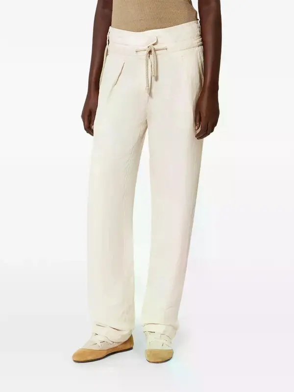 Isabel Marant Étoile Sharon Drawstring Trousers - Neutrals