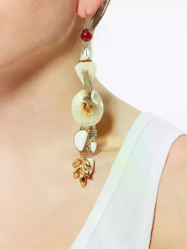 Isabel Marant Étoile Anna Asymmetrical Charm Earrings