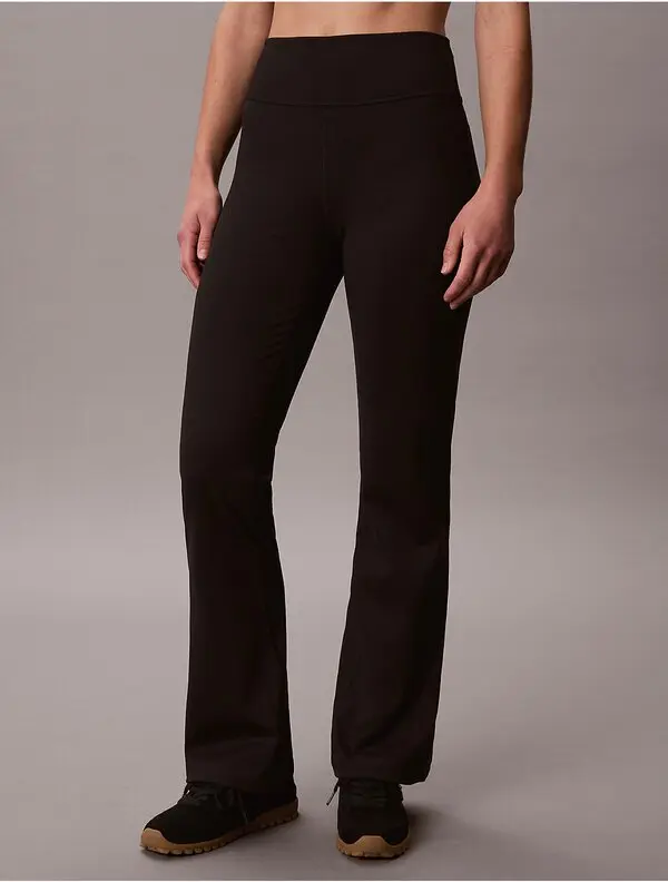 Calvin Klein Soft Sport Flared Leggings - Black