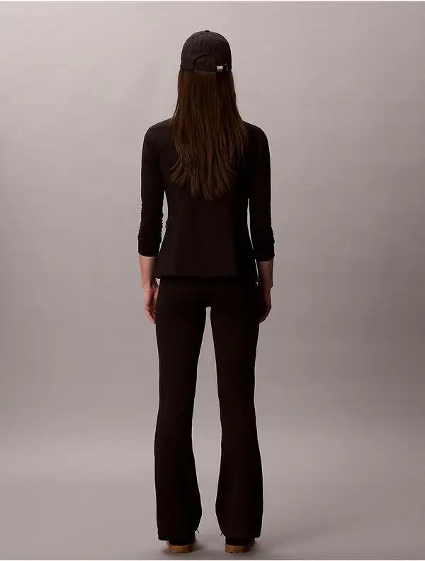 Calvin Klein Soft Sport Flared Leggings - Black