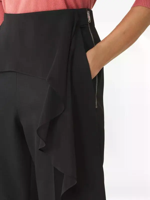 LANVIN Ruffle-detail High-waisted Trousers