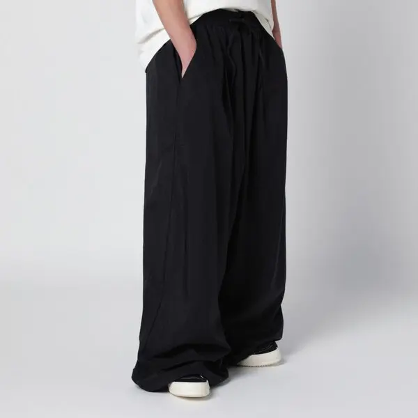 ADIDAS Y-3 Wide 3-stripes Raw Edge Trousers