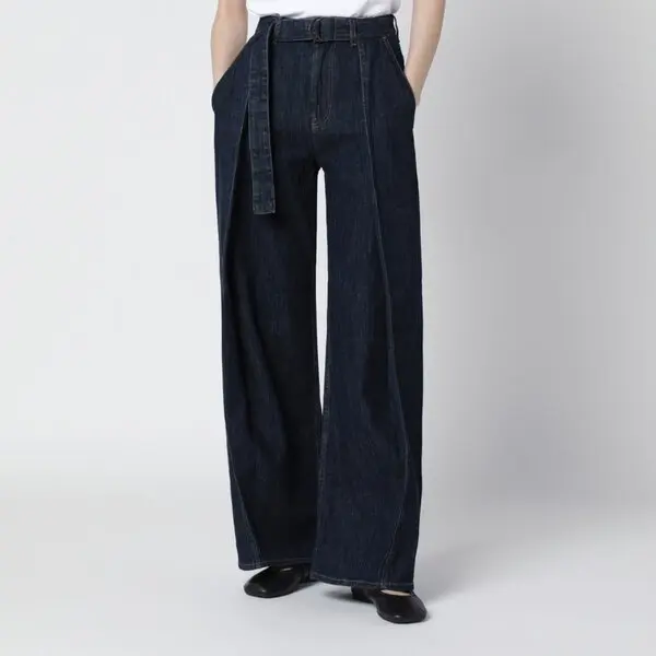 Loewe Indigo Jeans With Belt - Blue