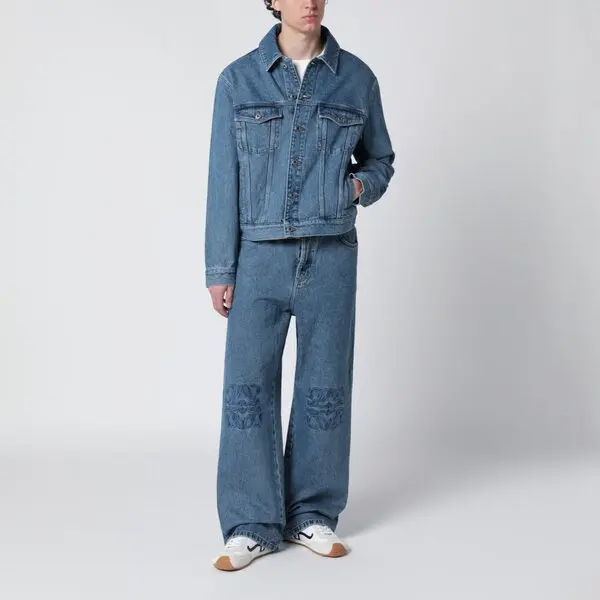Loewe Jeans With Anagram Embroidery