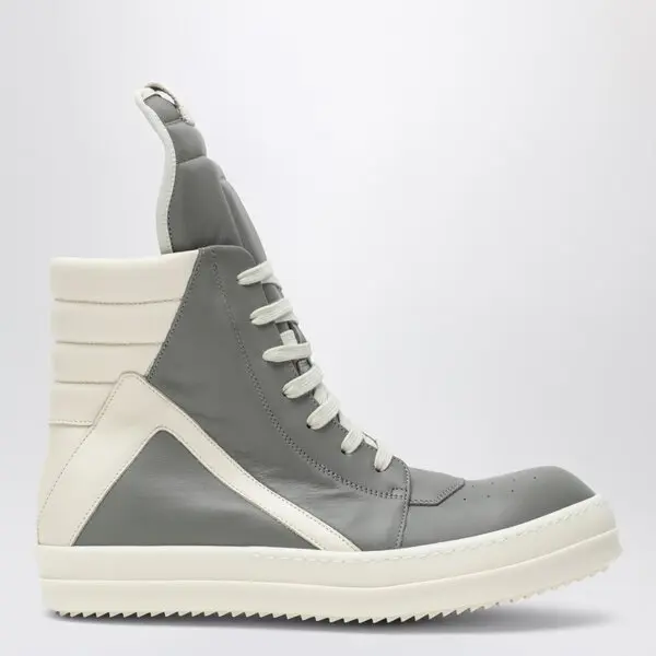 Rick Owens Geobasket Sneakers In Taupe/milk White - Brown