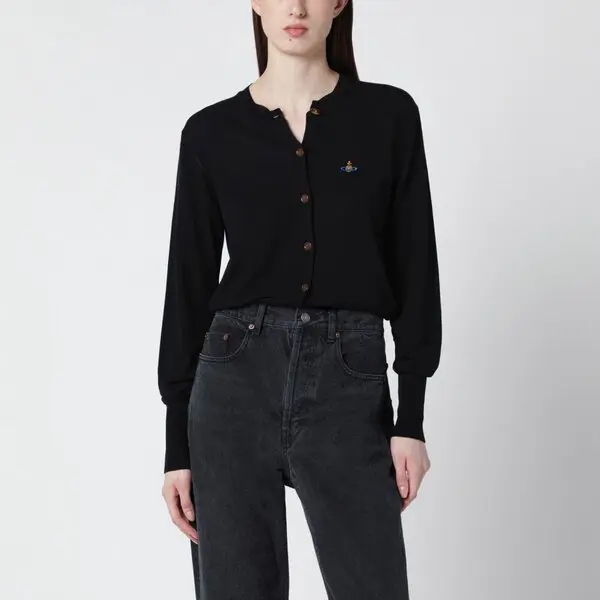 VIVIENNE WESTWOOD Cotton Cardigan - Black