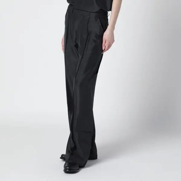 DURAZZI MILANO Silk Cargo Trousers