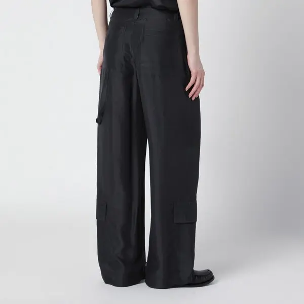 DURAZZI MILANO Silk Cargo Trousers