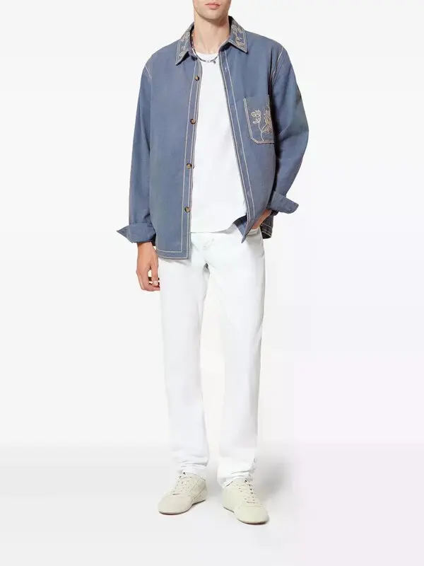 MARANT Rudy Embroidered Shirt Jacket