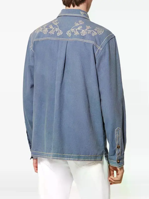 MARANT Rudy Embroidered Shirt Jacket