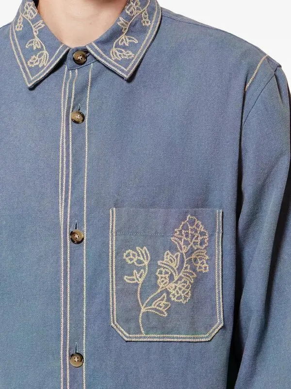 MARANT Rudy Embroidered Shirt Jacket