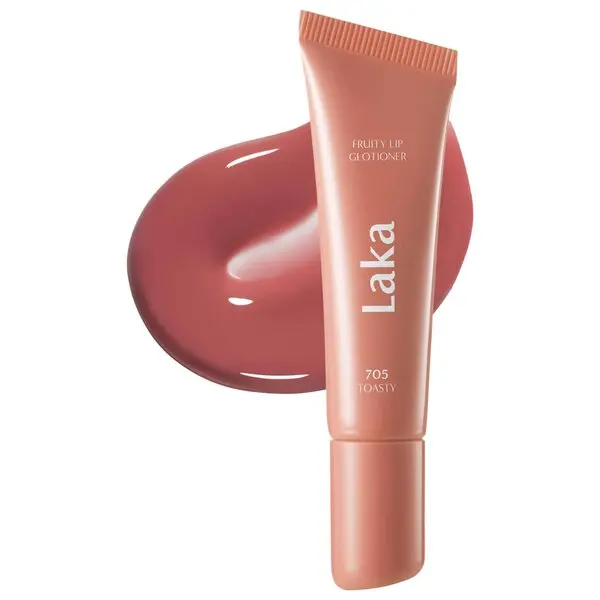 LAKA Fruity Lip Glotioner Hydrating High Shine Lip Gloss Serum - 705 Toasty
