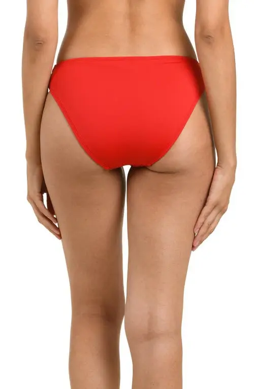 La Blanca Mariner Hipster Bikini Bottoms - Ruby