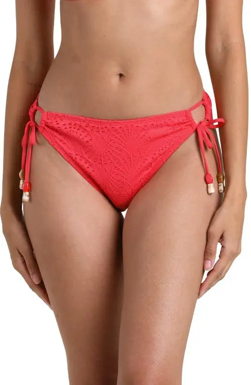 La Blanca Shellbound Bikini Bottom - Guava