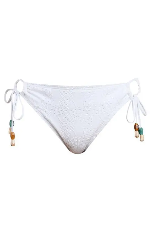 La Blanca Shellbound Bikini Bottom - White