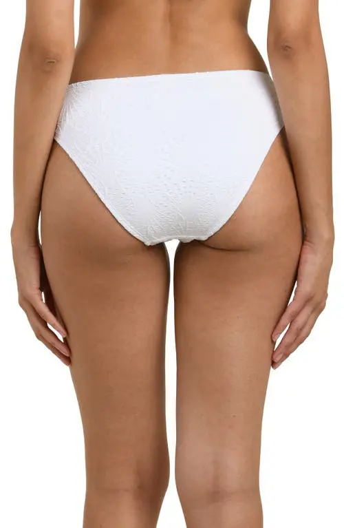La Blanca Shellbound Bikini Bottom - White