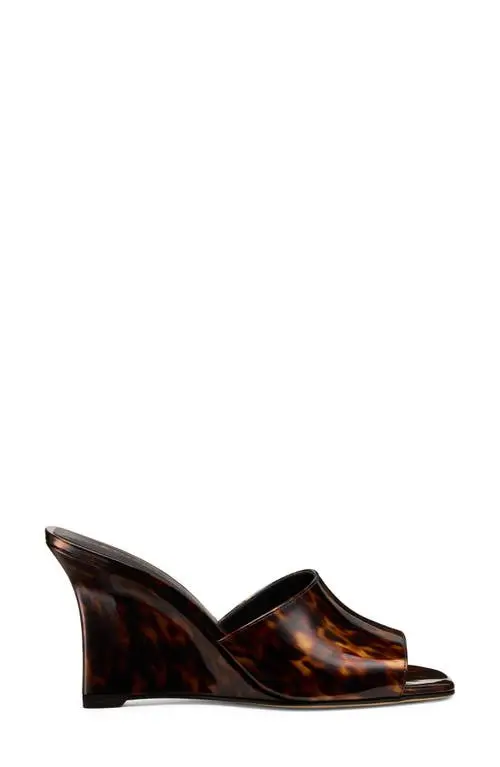 STUART WEITZMAN Vinnie 85 Patent Leather Wedge Mule - Classic
