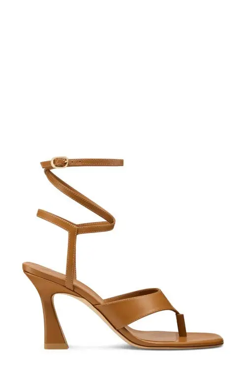 STUART WEITZMAN Vinnie 85 Wrap Sandal - Boho Tan