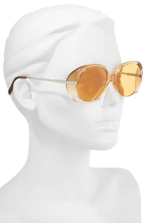 Celine 56mm Round Sunglasses