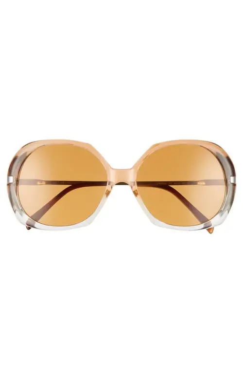 Celine 56mm Round Sunglasses